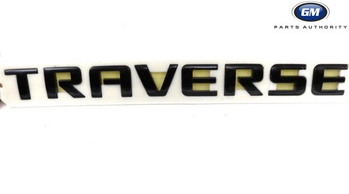 2018-2023 Chevrolet Traverse LT Exterior Badge Kit 84950540 Gloss Black ...