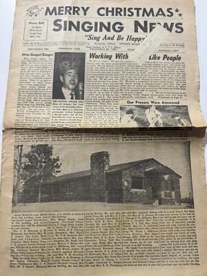 Southern Gospel Magazine Singing News Nov Dec 1955 Jake Hess Blackwood ...
