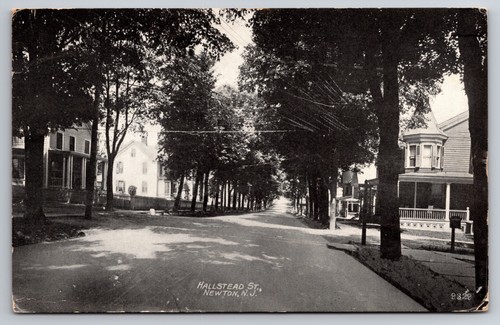 Hallstead Street Newton New Jersey NJ Halsted Street c1910 Postcard | eBay