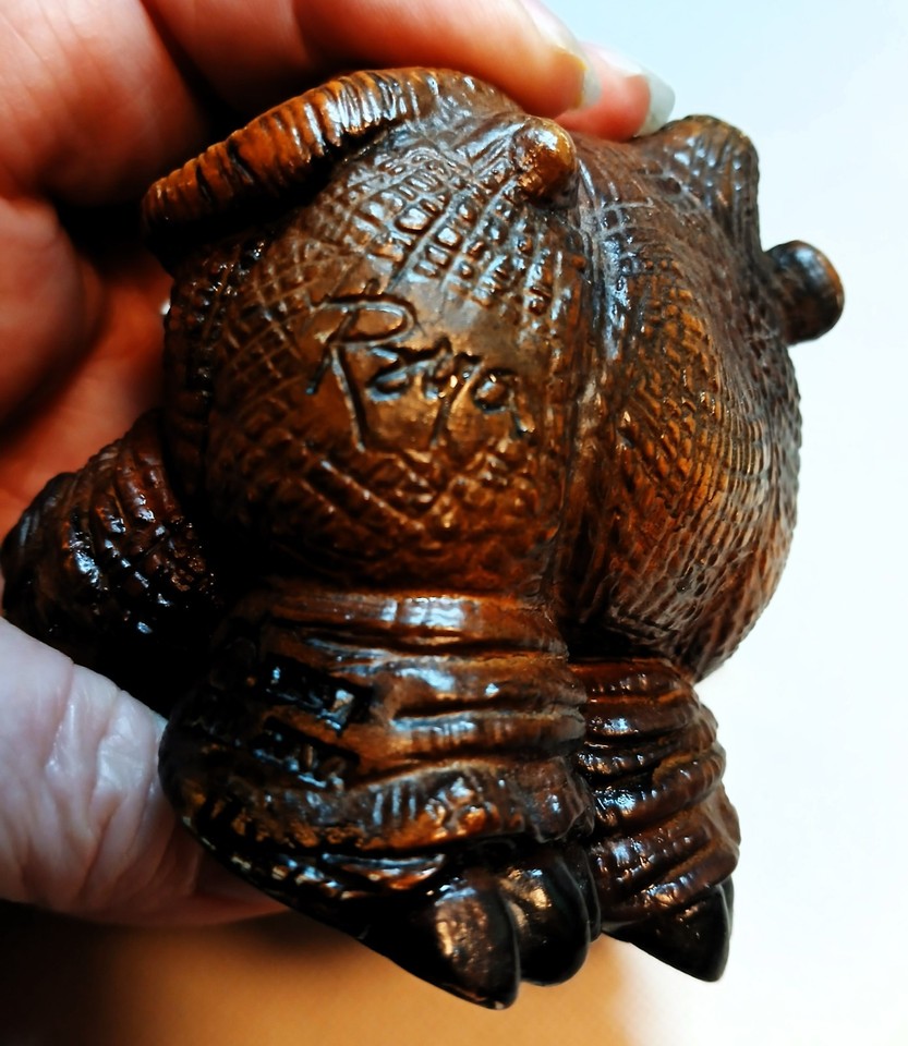 RUDY RHINO Beasties of the Kingdom Figurine signed John Raya 1997 ...