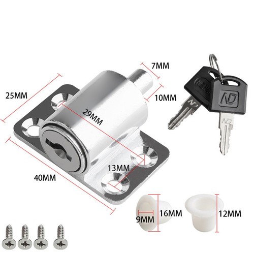 Sliding Door Lock Bolt Aluminum Alloy Latch Security Bolt Protection ...