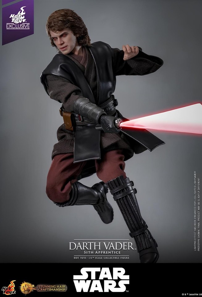 Hot Toys Darth Vader Anakin Skywalker Sith Apprentice Artisan Edition ...