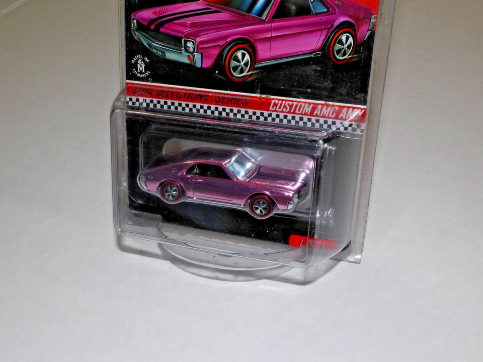 HOTWHEELS REDLINE RLC CUSTOM AMC AMX PINK 2014 MIP 01138/03126 | eBay