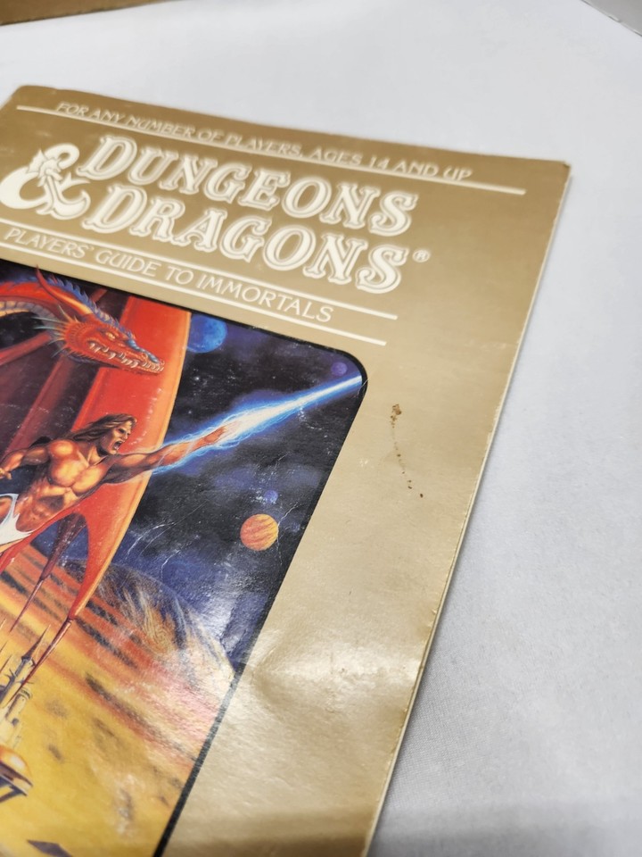 Dungeons & Dragons Immortals Rules Set 5 (1017) Vintage 1986 TSR | eBay