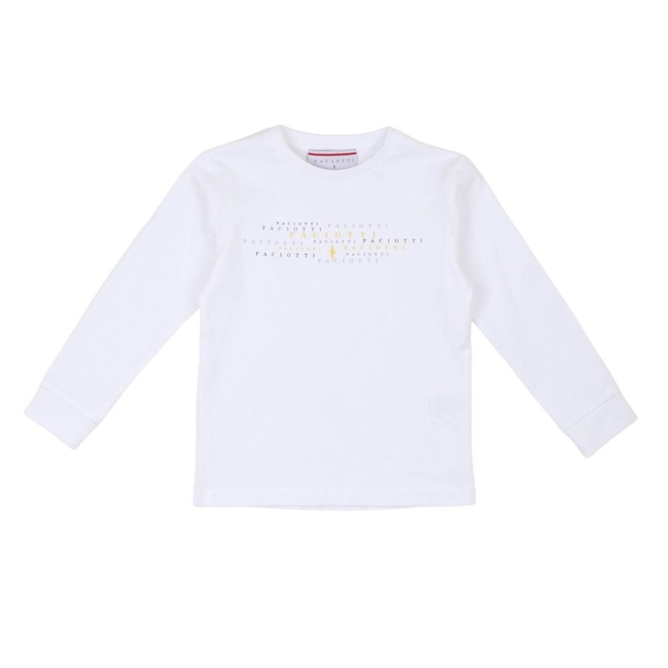 Paciotti - T-Shirt Manica Lunga Bianca | eBay