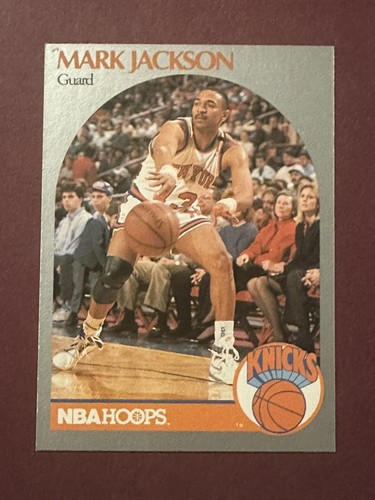 Vintage New 1990 NBA Hoops Mark Jackson NY Knicks W/Menendez Brothers ...