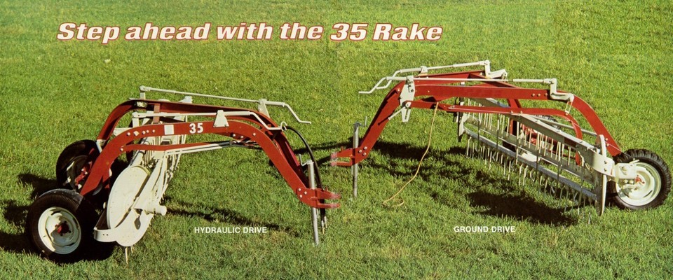 IH International McCormick 9 14 35 Side Delivery Hay Rakes Color ...
