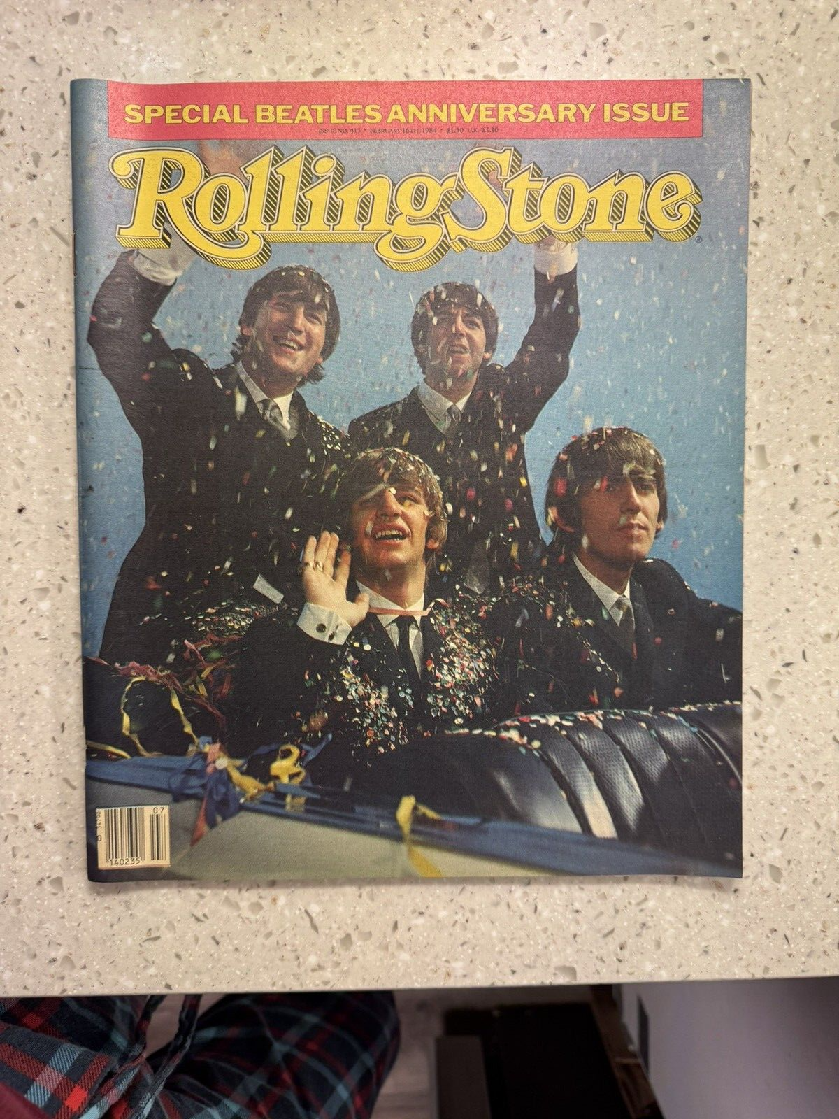 ROLLING STONE MAGAZINE FEBRUARY 16 1984 NO LABEL NM/ MINT NEAR PERFECT ...
