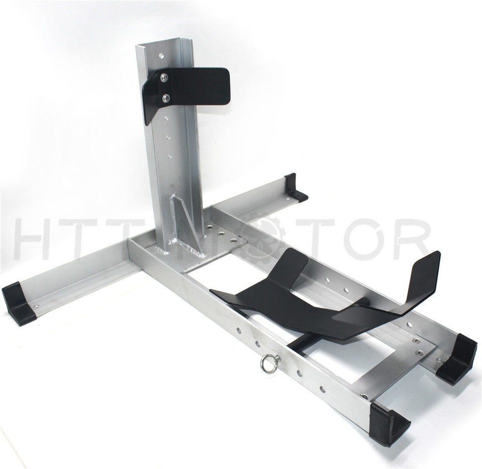Motorcycle Removable Wheel Chock Nest 14" - 22" Tires Bike Stand Truck ...