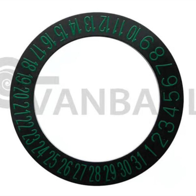 Green Font Date Disk Wheel Date Wheel Fit for Movement NH35 NH36 Date@6 ...