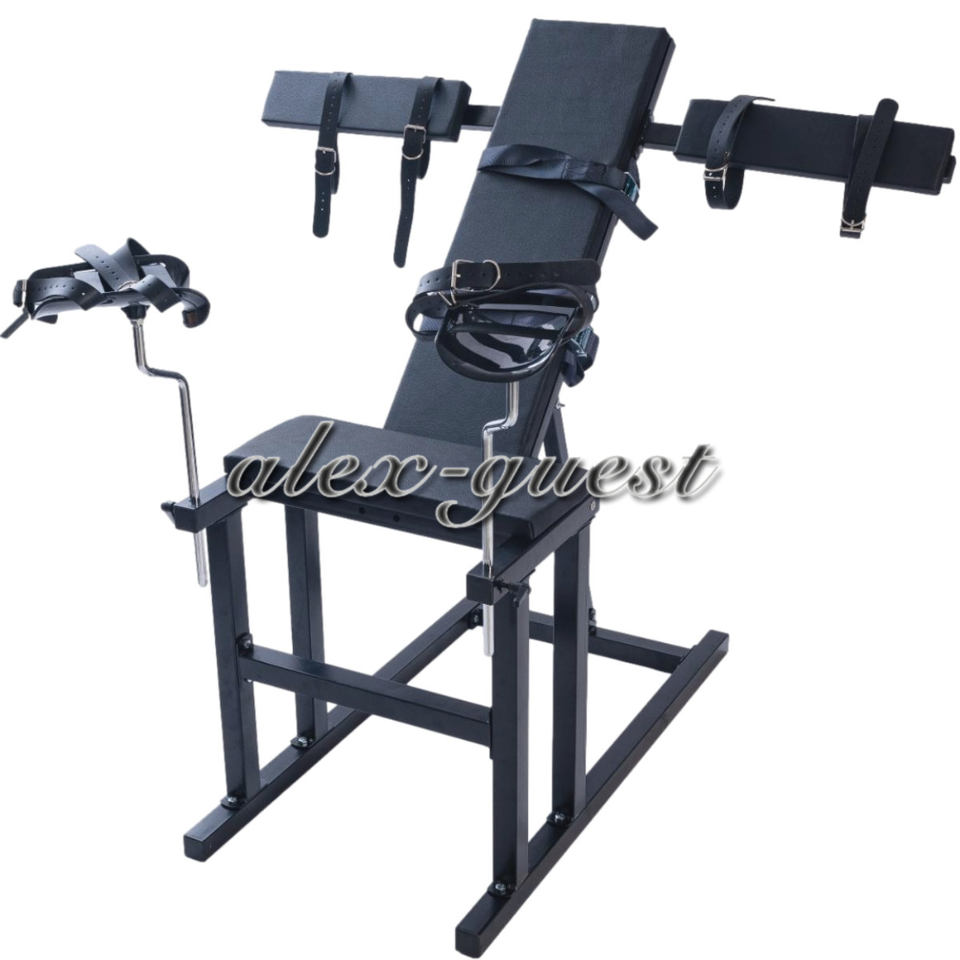 New Handcuff Bondage Restraint Furniture Chair Adjustable Gynecology ...