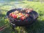 80cm Indian Fire Bowl / Fire Pit With Stand & Grill - Handmade Kadai ...