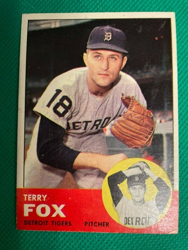 1963 topps # 44 TERRY FOX | eBay