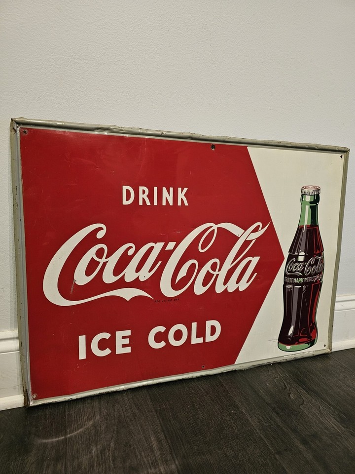 Coke Arrow sign 1964 | eBay