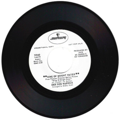 45 RPM DEE DEE WARWICK ON MERCURY RECORDS "RING OF BRIGHT WATER" | eBay