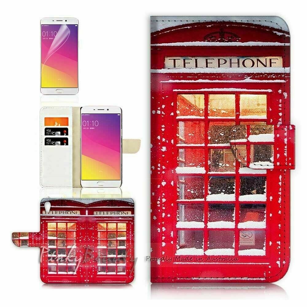 British Station TPU Phone Wallet Case Cover For New Optus X Delight ...