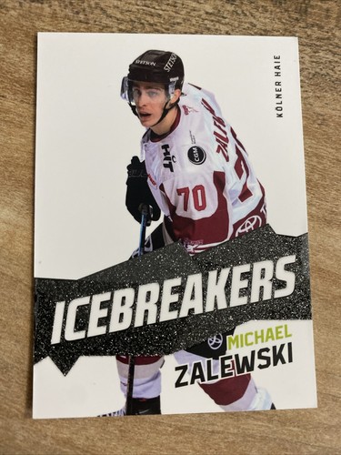 DEL Playercards 2021/22 Icebreakers 7 Michael Zalewski Kölner Haie | eBay