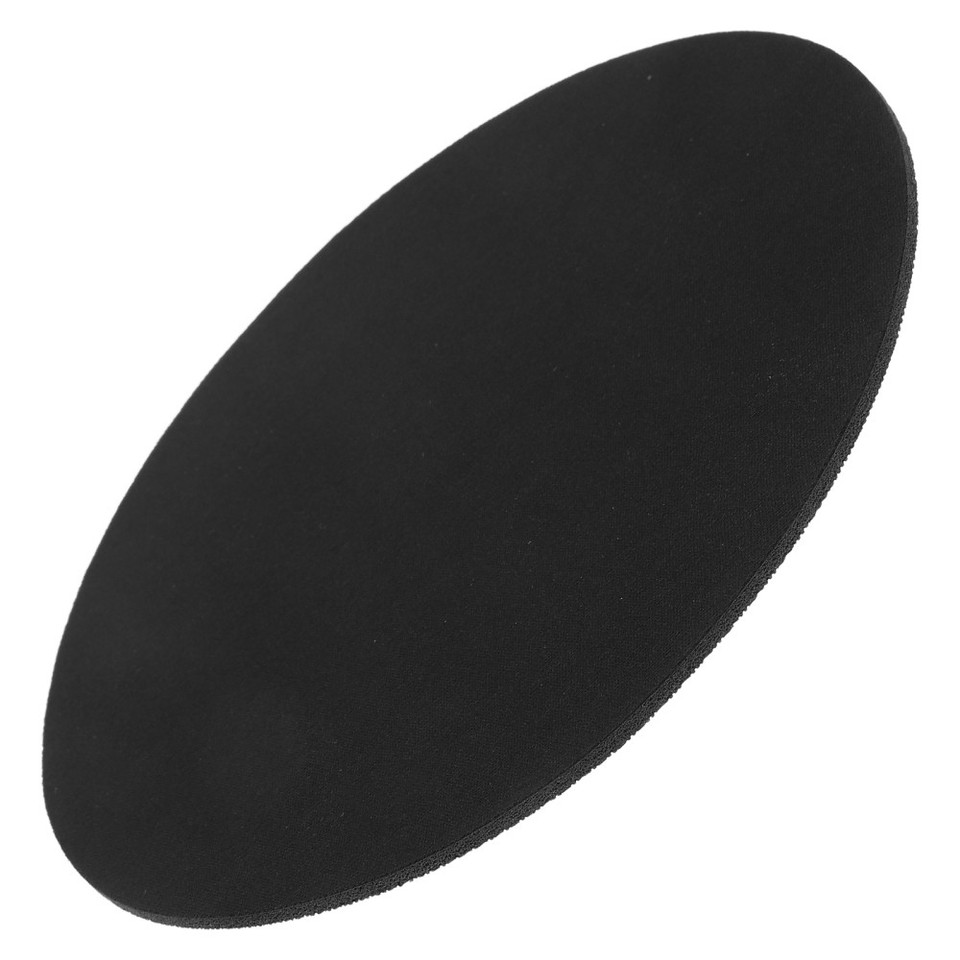 Circular Mouse Pad Black Full Moon Computer Mouse Pad Rubber Cloth ...