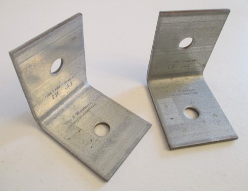 NEW Simpson Strong Tie Lot of 2 Heavy Angle Bracket 2 1/2” x 3” HL 33 ...