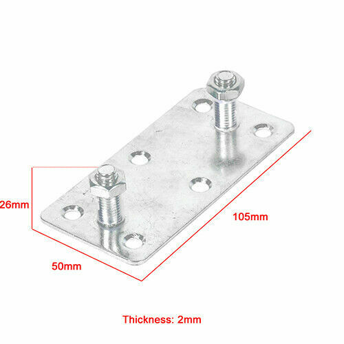 Heavy Duty Bed Brackets Fittings Connectors Centre Support Cubes Hook ...