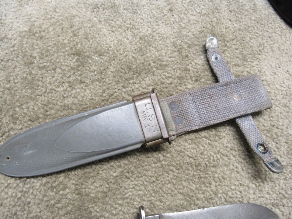 USN WW2 MK1 Pal Fighting Knife RH 35 W/ Scabbard | eBay
