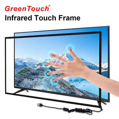 GreenTouch 32" to 98" Infrared Touch Screen Overlay IR Touch Frame USB ...