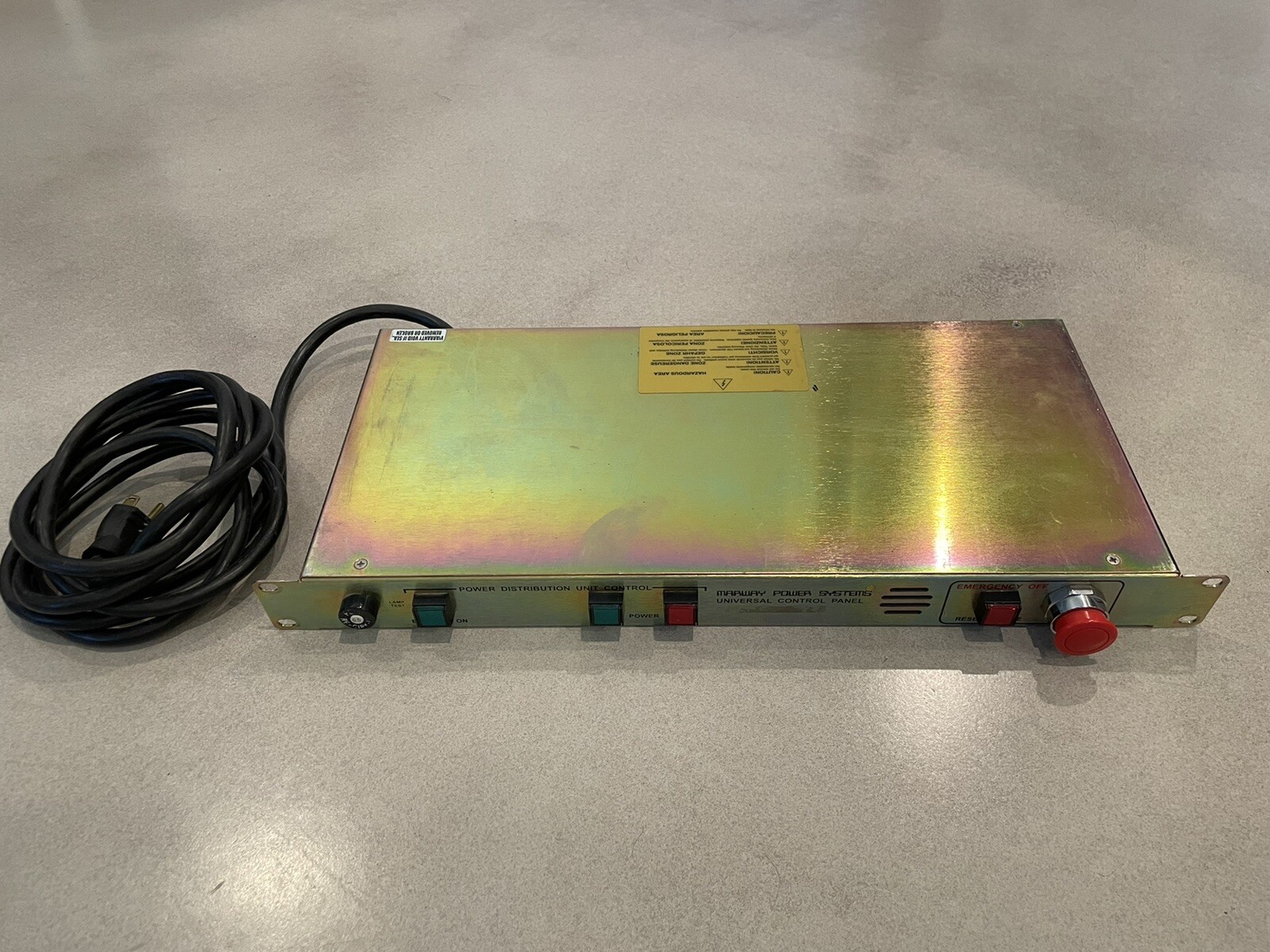 Marway Power Systems UCP 3000 Control Panel for sale online | eBay