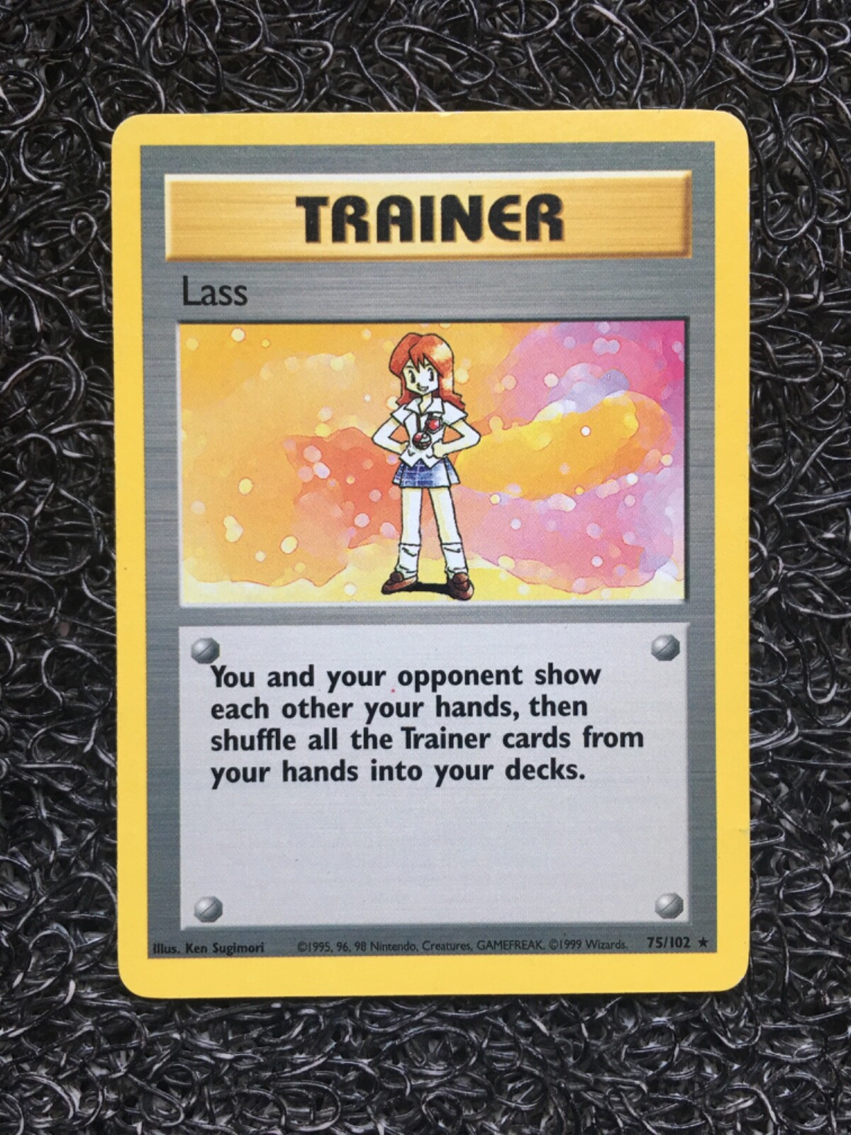 TRAINER LASS POKEMON CARD BASE SET COLLECTION ORIGINAL RARE | eBay