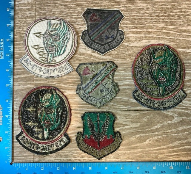 VINTAGE LOT VIETNAM USAF 356th TACTICAL FIGHTER SQUADRON PATCH PATCHES ...