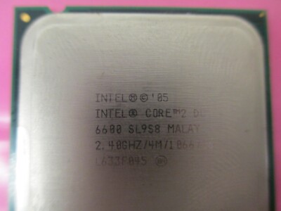 Intel Core2Duo E6600 @2.40GHz CPU Processor SL9S8 | eBay