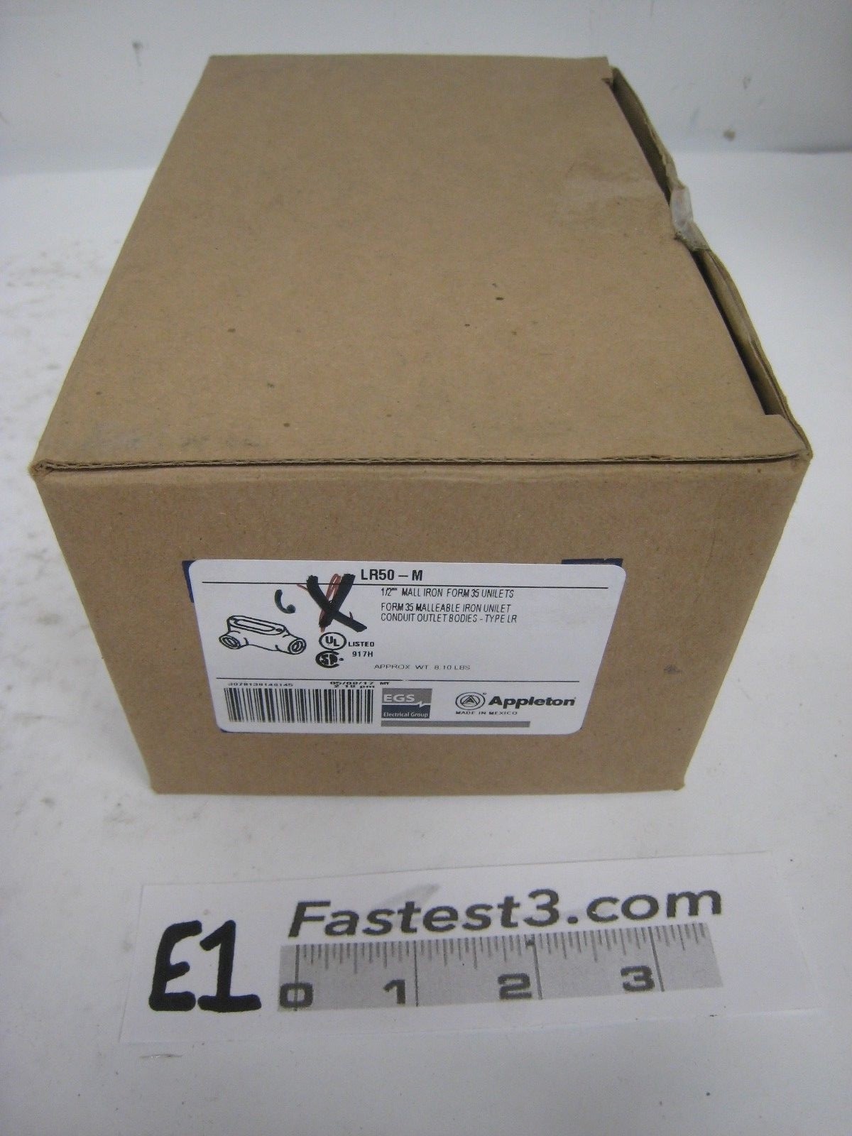 Appleton #LR50-M 1/2" Form 35 Malleable Iron Conduit Body (Lot of 6) | eBay