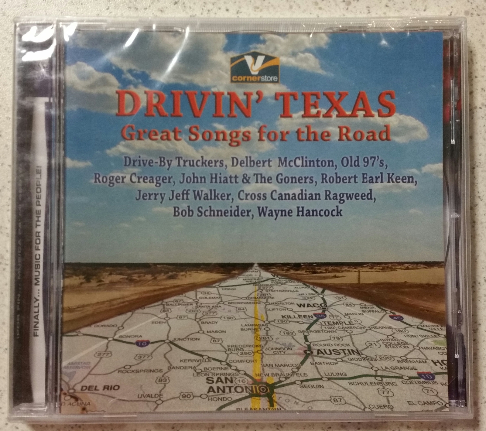 Drivin' Texas Great Songs for The Road CD Jerry Jeff Walker Roger ...