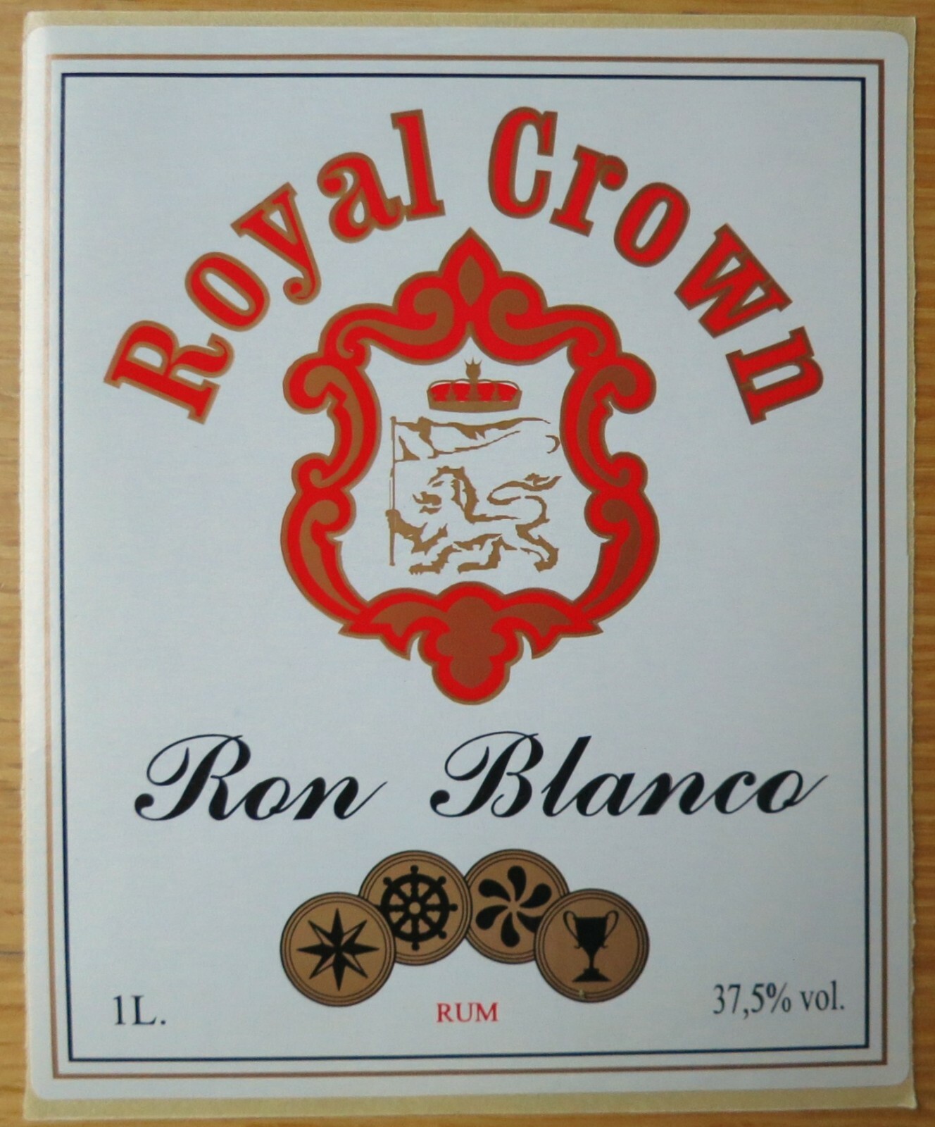 Etiquettes vin ESPAGNE RON BLANCO ROYAL CROWN Bodegas Diplomatico wine ...