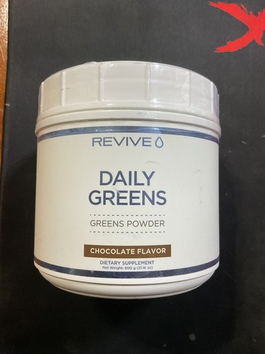 Revive MD Daily Greens Powder 30SRV Superfood Chocolate Sealed Cracked ...