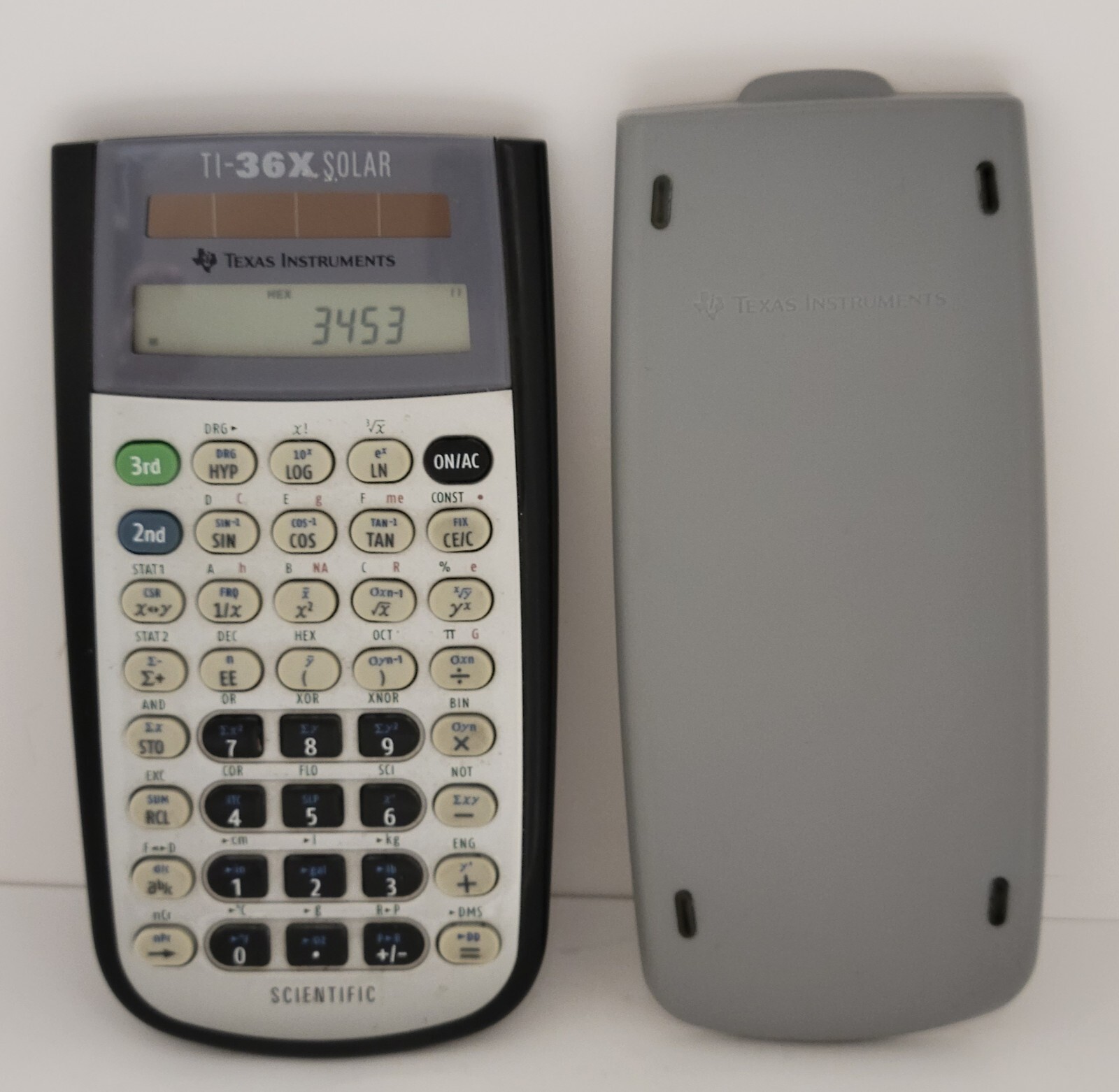 Texas Instruments Scientific Calculator TI 36X Solar Works Well ...