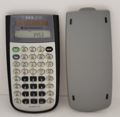 Texas Instruments Scientific Calculator TI 36X Solar Works Well ...