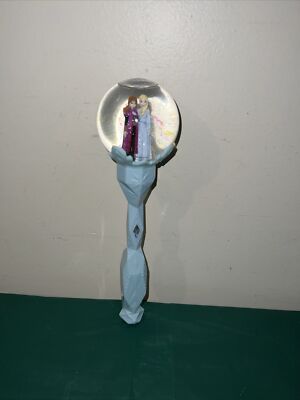 Frozen 2 Musical Sisters Snow Scepter Snow Globe Wand Plays "Into The ...