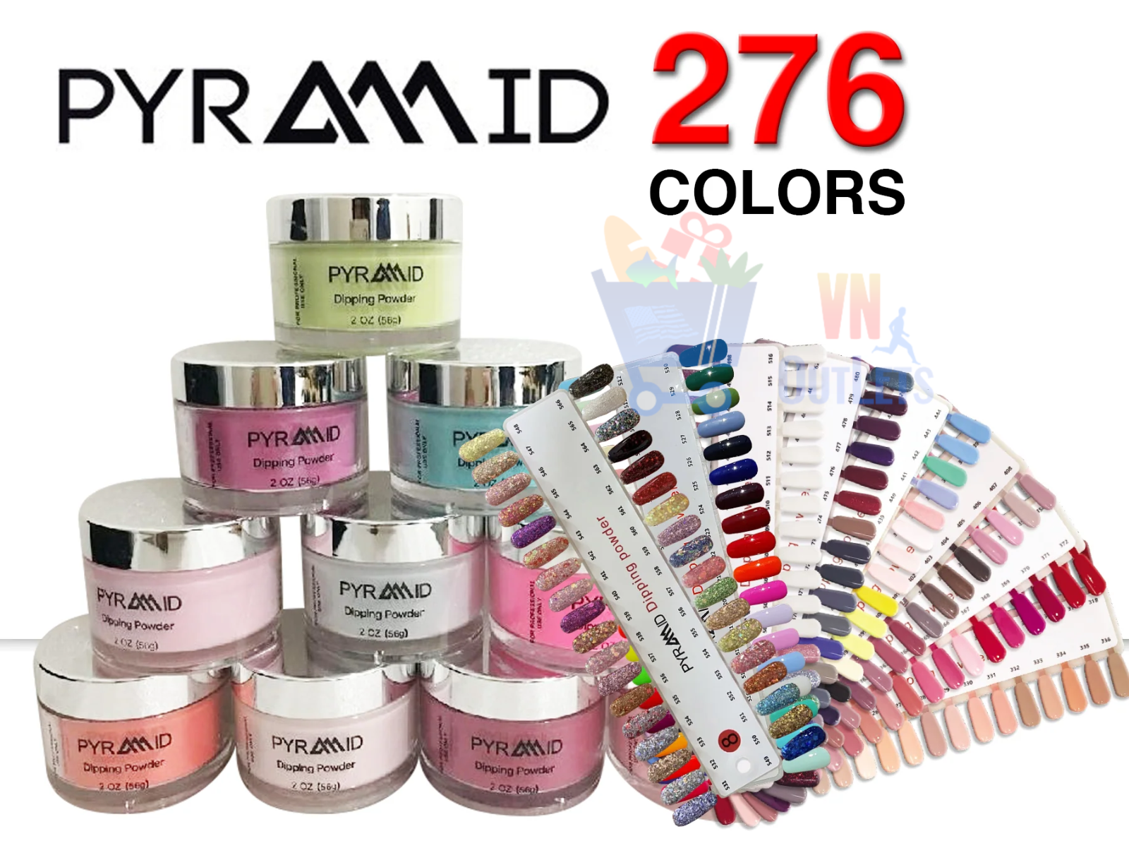 Pyramid Dip/Acrylic Powder 2 oz (56g) Color 301 to 504 Please Pick | eBay