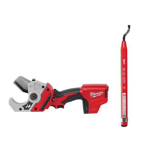 Milwaukee Power Cutting Tool 12V Li-Ion Cordless PVC Pipe Shear w ...