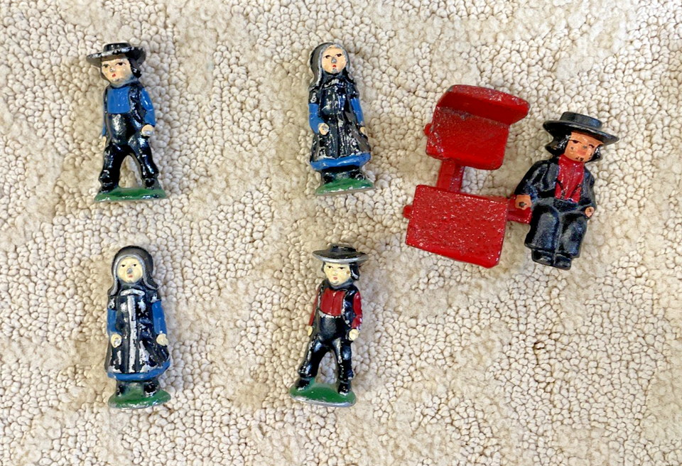 Lot of 75+ - Vintage Metal Toy Soldiers - Interesting Farm and Civilian ...