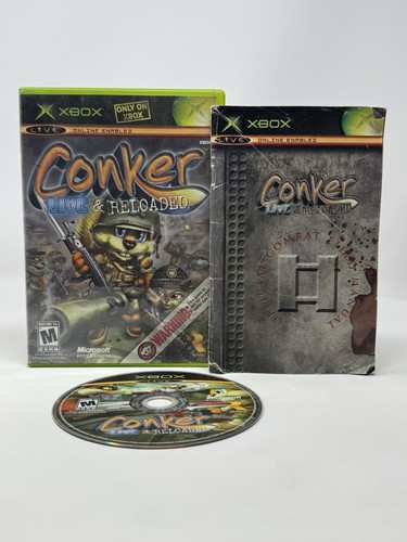 Conker: Live & Reloaded (No Scratches) for Original Xbox - Complete CIB ...
