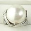 7Colors 14mm South Sea Round Shell Pearl Gemstone Jewelry Ring Size ...