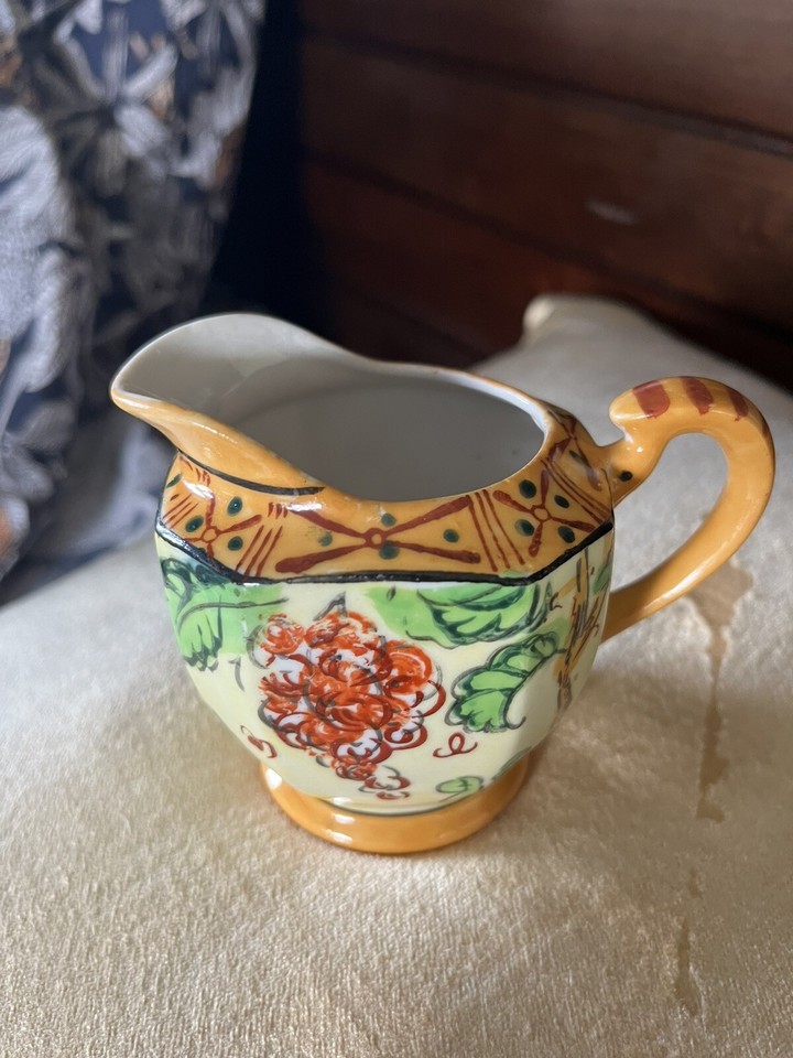 Vintage Bone China Tea Set Made In Japan Colorful Grape Design | eBay