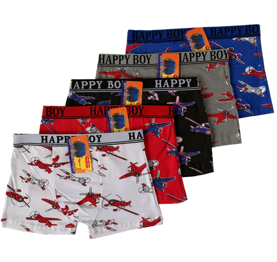 Lot new !! 5 Boys Seamless Boxer Short Kids Spandex Underwear Boy ...