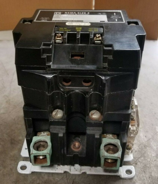 Square D Starter 8502 Sf01 Size 4 Contactor 120 V Coil for sale online ...