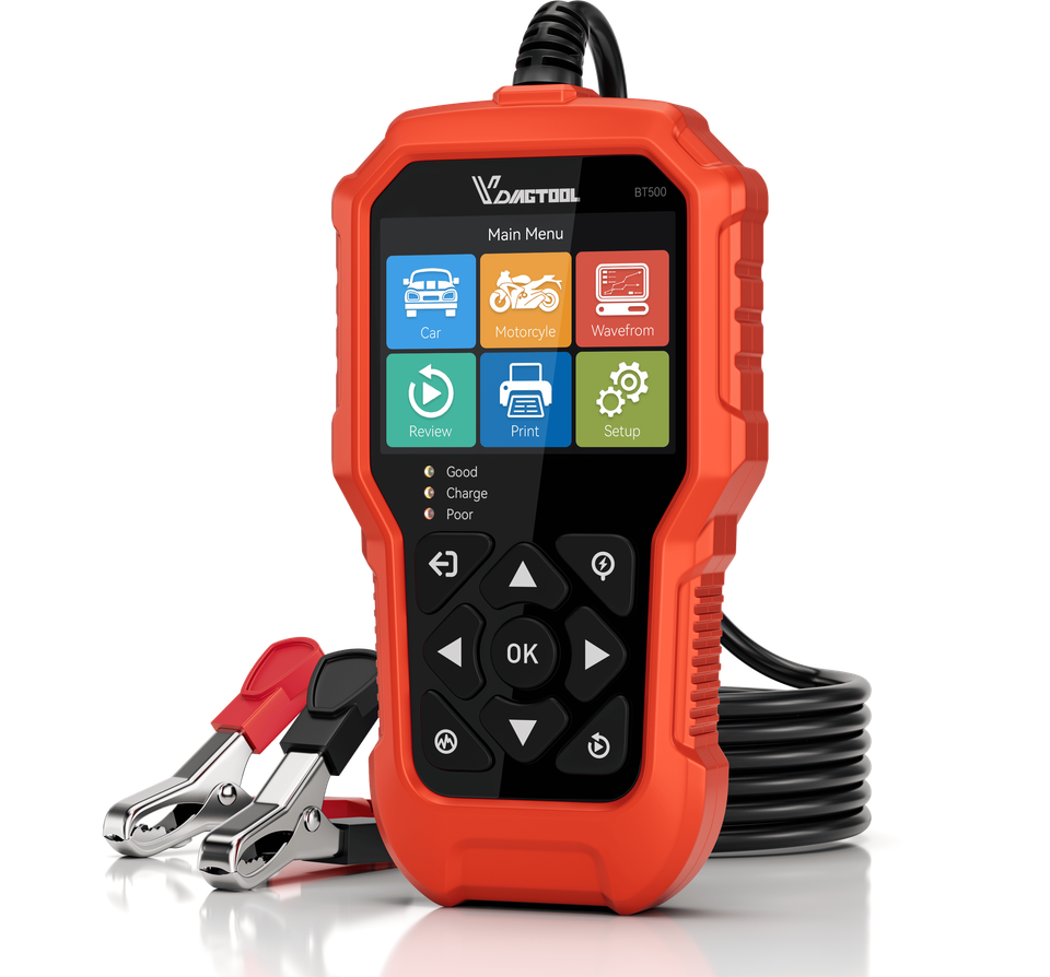 6V 12V 24V Car Battery Load Tester Cranking Charging Analyzer Tool 100 ...