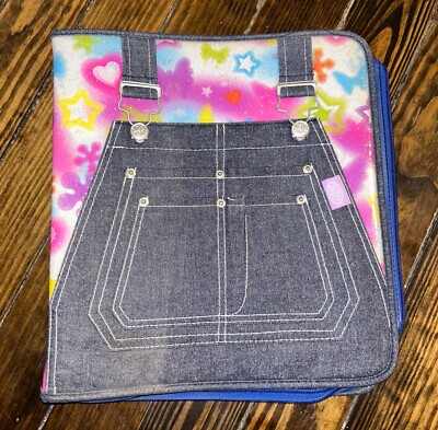 Retro Lisa Frank Binder / Denim Colorful / Rare Black | eBay
