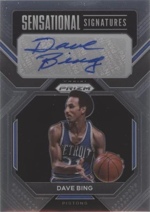 2022-23 Panini Prizm - Sensational Signatures Dave Bing #SS-DB (AU) for ...