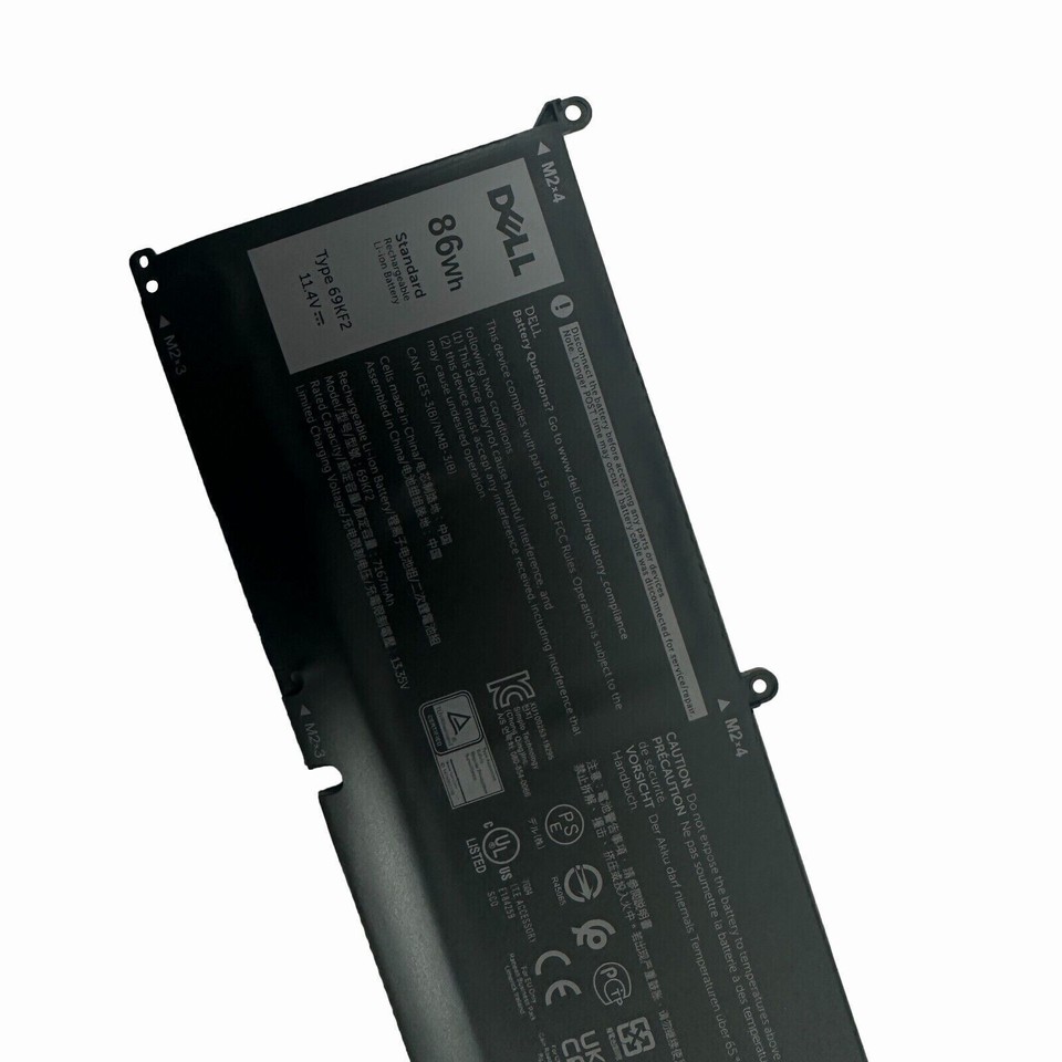 Genuine Dell OEM 69KF2 Battery 85W XPS 15 9500 9520 Precision 5550 5560 ...