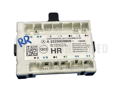 14-17 Benz S550 S63 W222 OEM REAR Right side door control module ...